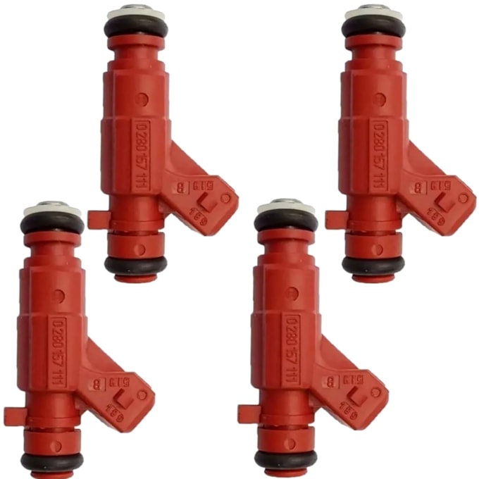 4X BICO INJETOR COMBUSTÍVEL GOL G5 1.0 8V FLEX BOSCH 0280157111 - WS PARTS