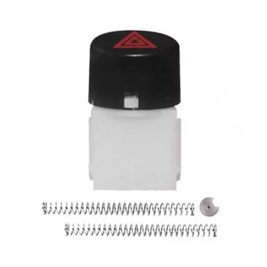 BOTAO LUZ DE EMERGENCIA FIAT UNO PALIO FIRE - KOSTAL 12057061 - WS PARTS