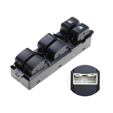 COMANDO BOTÃO VIDRO ELÉTRICO QUADRUPLO GM S10 NOVA 94728492 - WS PARTS
