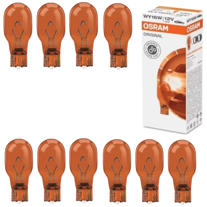 KIT 10 LÂMPADAS OSRAM - 12V 16W WY16W OSRAM - OS921NA - WS PARTS