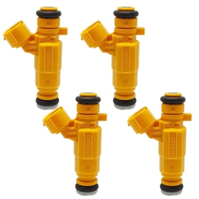 KIT 4 BICO INJETOR BOSCH TIIDA LIVINA 1.8 FLEX 0280156418 - WS PARTS