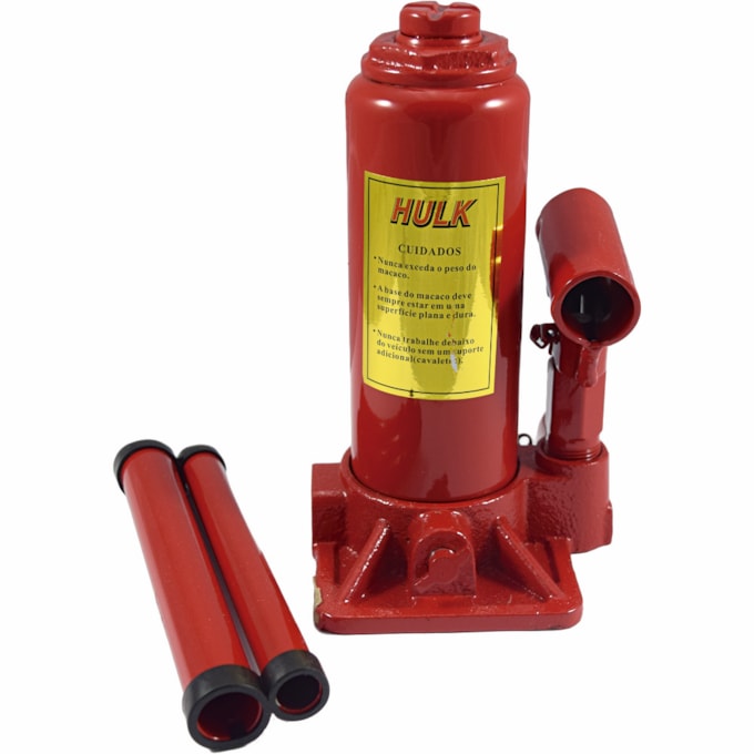 MACACO HIDRÁULICO TIPO GARRAFA HULK 4T SEM MALETA EUJG4T - WS PARTS