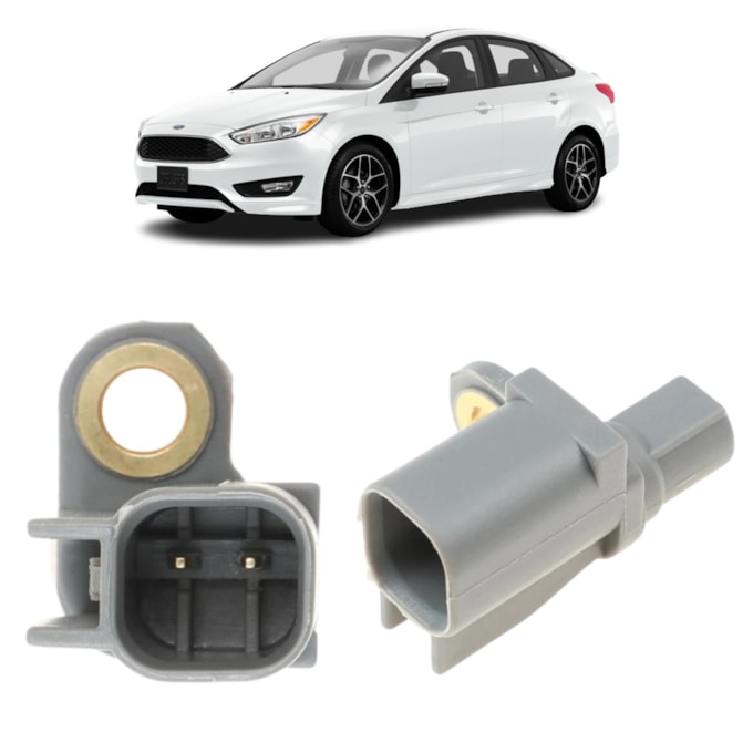 SENSOR ABS TRASEIRO FORD FOCUS 1.6 2.0 2013-2019 AV6T2B372EC - WS PARTS