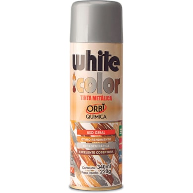 TINTA SPRAY USO GERAL PRATA 340ML ORBI QUIMICA - 8666 - WS PARTS